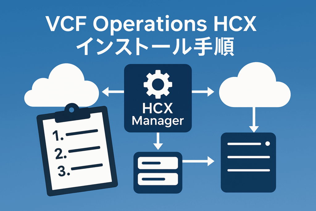 VCF Operations HCX – Install | infra-netman